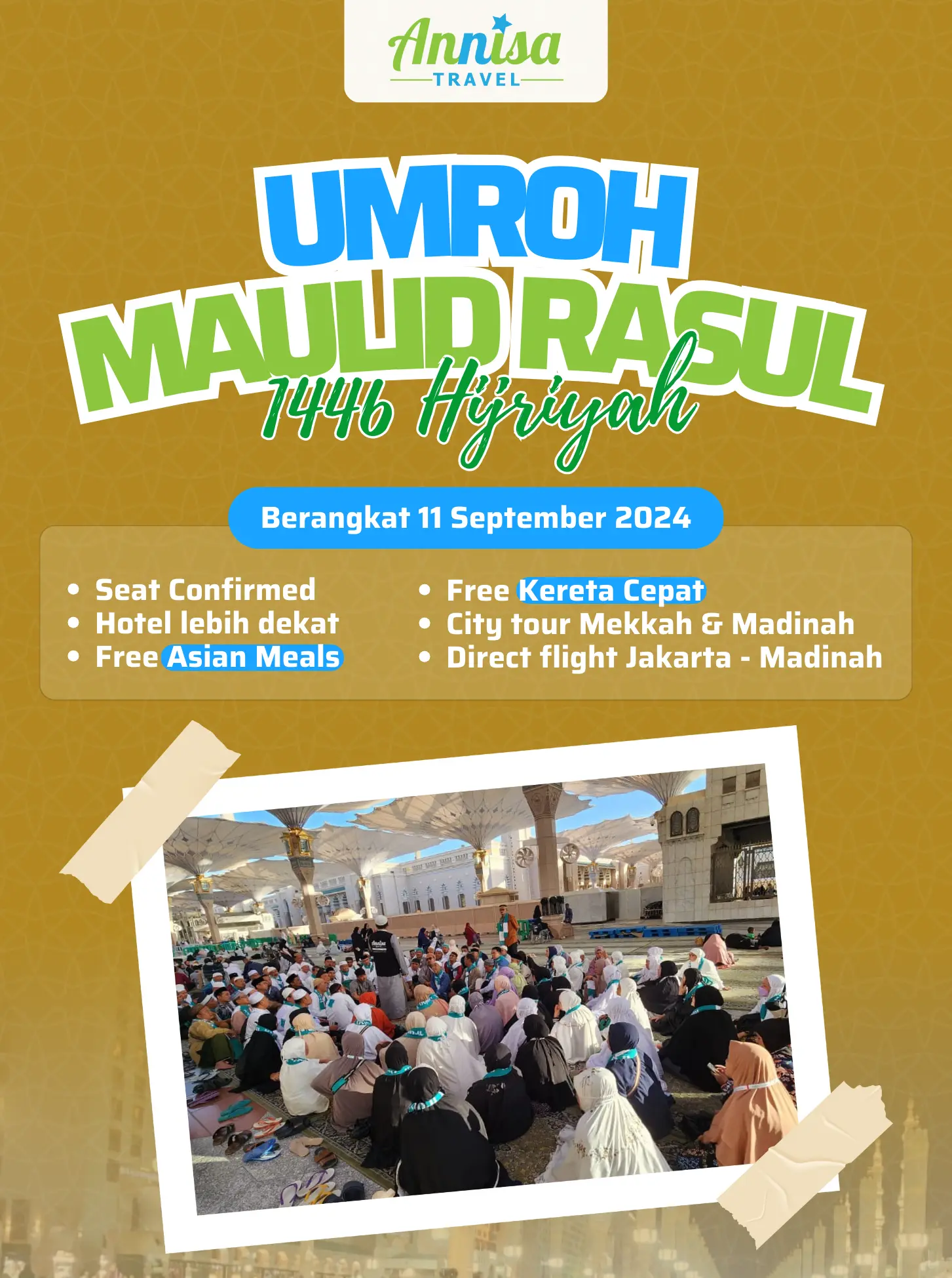 Umroh Maulid Rasul 1446H - By Garuda Indonesia